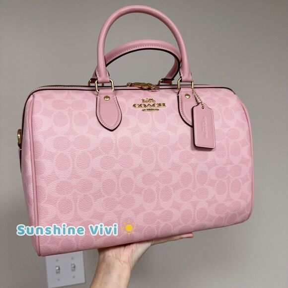 Coach | Bags | Nwt Coach Rowan Large Satchel Bag In Signature Canvas ...